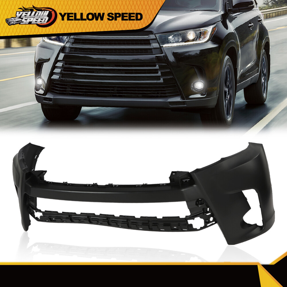 Fit for 2017 2018 2019 Toyota Highlander Front Bumper Cover Replacement ...