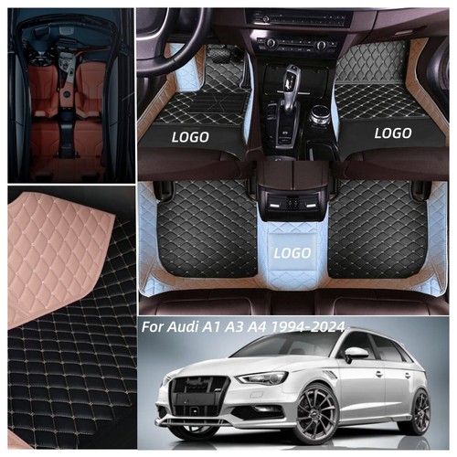 For Audi A1 A3 A4 1994-2024 Car Floor Mats Cargo Liners Carpets Rugs ...