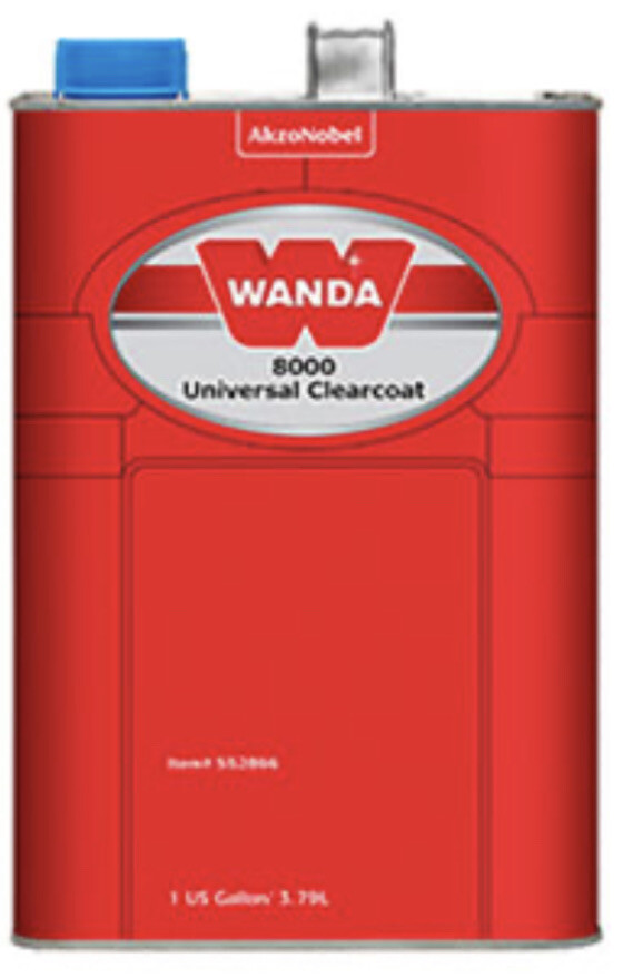 Universal Clearcoat Gallon Wanda 8000 With QT Standard Hardener for ...