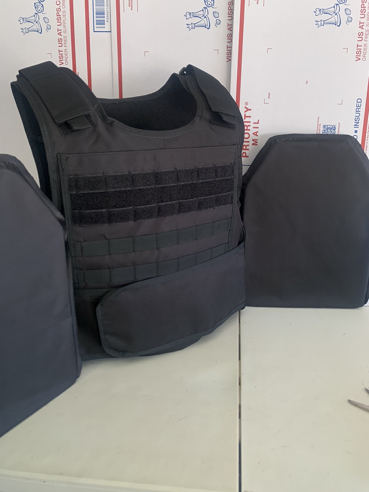 10x12 Bulletproof 3A ballistic lllA Made In USA Body Armor Insert ...