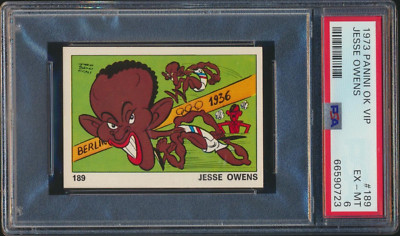 1973 Panini Jesse Owens (with Infuriated Hitler) #189 PSA 6 EX-MT | eBay