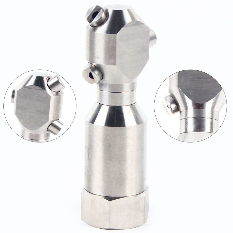 1in Rotating 360 Degree Spraying Tank Jet Nozzle Washing Nozzles ...