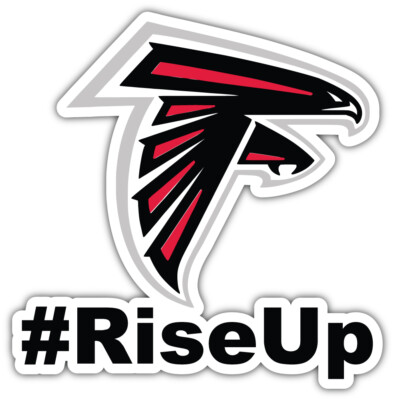 Atlanta Falcons Rise Up NFL Sport Car Bumper Sticker Decal "SIZES" | eBay