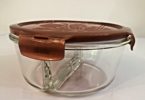 Lock and Lock Container Glass Divided Storage Refrigerator Freezer | eBay