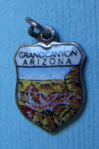 Vintage Grand Canyon Arizona shield charm | eBay