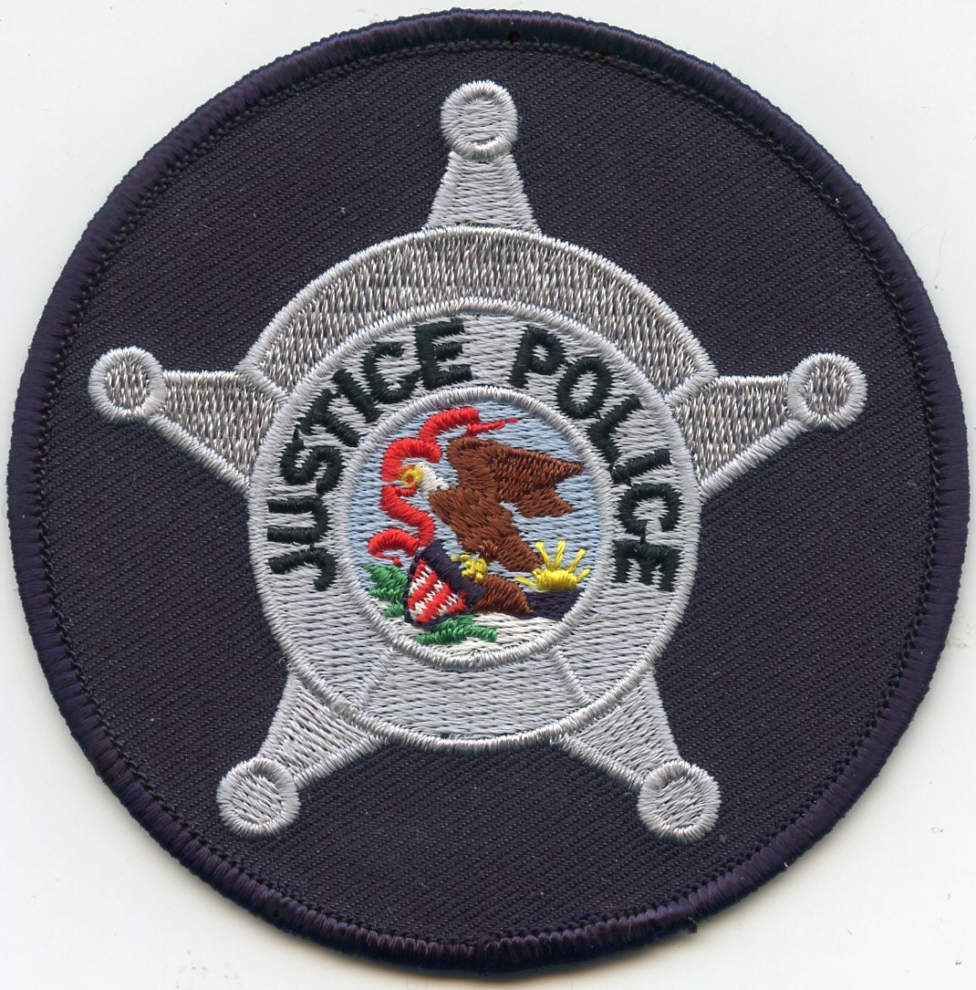 JUSTICE ILLINOIS IL State Seal round POLICE PATCH | eBay