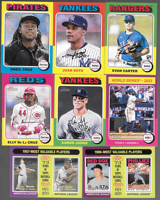 2024 Topps Heritage Complete Base Set (400 cards total) No Sp's | eBay