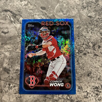 2024 Topps Series 1 Connor Wong #104 Blue Foil /999 Red Sox | eBay