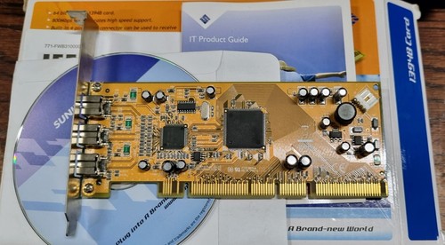 Sunix Firewire IEEE1394b Adapter - 3 Port Firewire 800 with box and ...