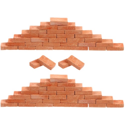100 Pcs Simulated Brick Masonry Building Bricks Accessories Tiny | eBay