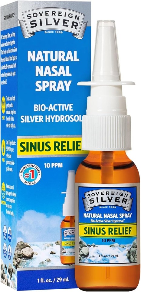 Active Colloidal Silver Nose Mist - Drug-Free Sinus Relief for All Ages ...