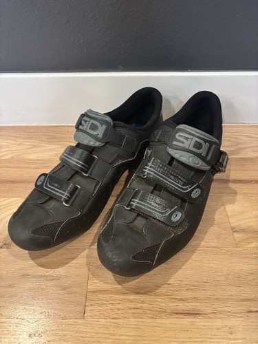 SiDi Genius 7 Shadow Carbon ( 46.5 EU / 12 U.S. Men’s) Road Bike Shoes ...