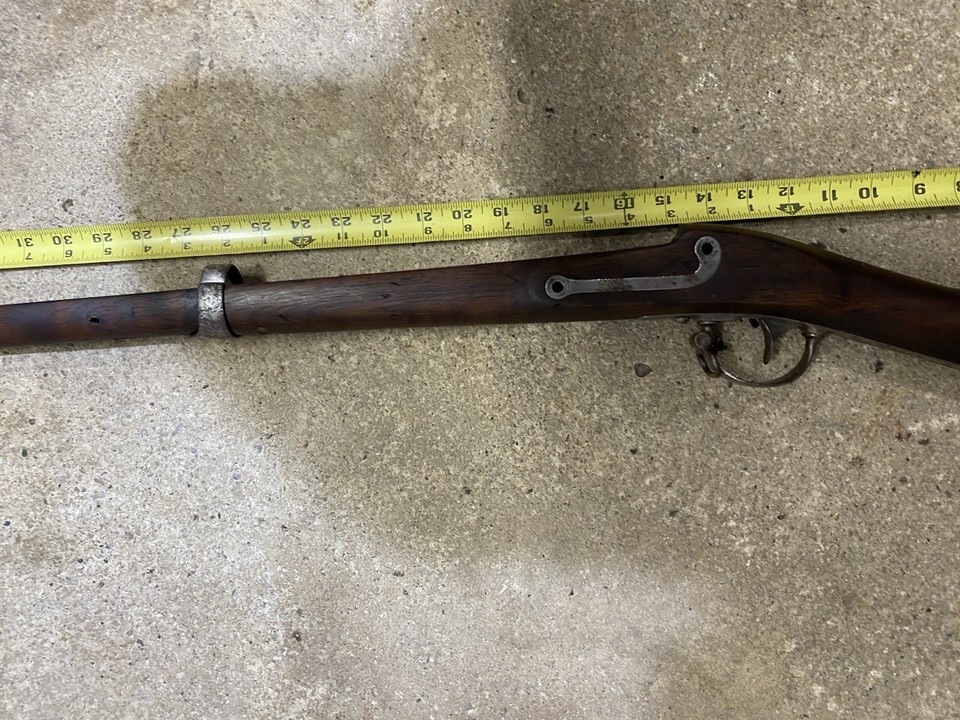 American Civil War Era M1842 Springfield Rifle Stock with Barrel Bands ...