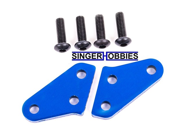 Traxxas 9636X SLEDGE Steering Block Arms Aluminum Blue-Anodized TRA1 ...