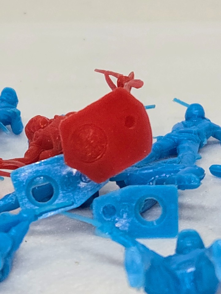 LOT OF 17 VINTAGE MPC PLASTIC TOY SOLDIERS CIVIL WAR INFANTRY BLUE | eBay