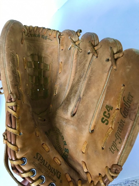 Spalding Leather Baseball Softball Glove SC4 12.5" Competition Series ...