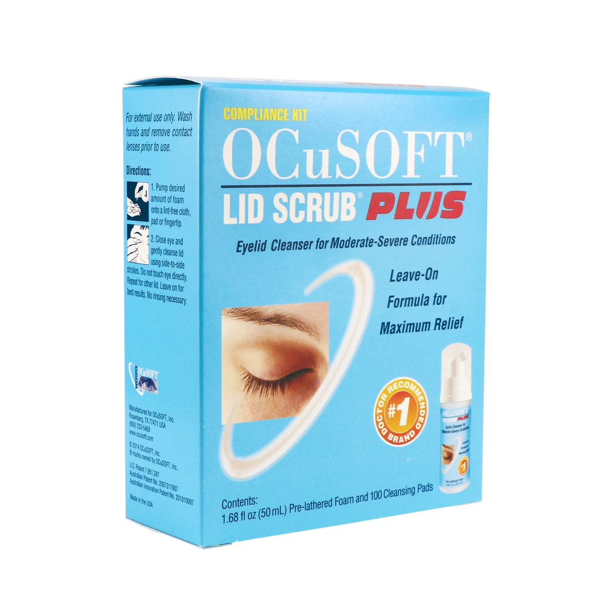 Ocusoft Lid Scrub Plus Pads