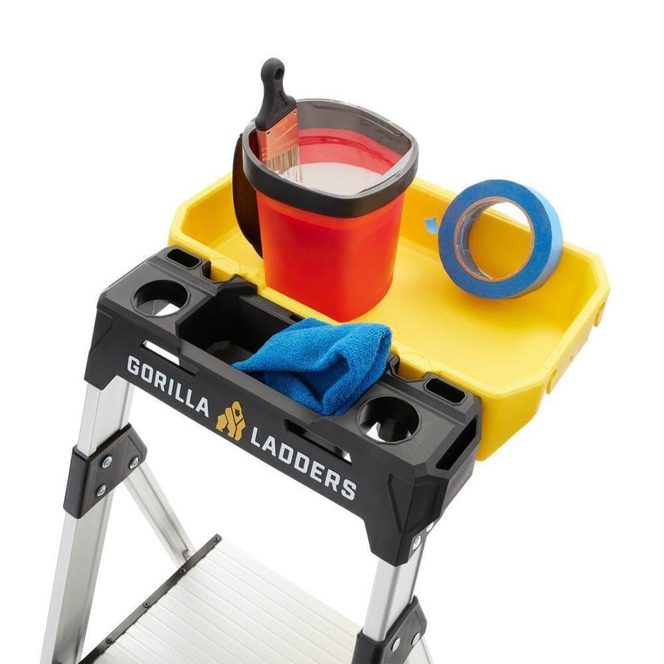 Gorilla Ladders Dual Platform Step Ladder 4.5' 250 lbs. Capacity ...