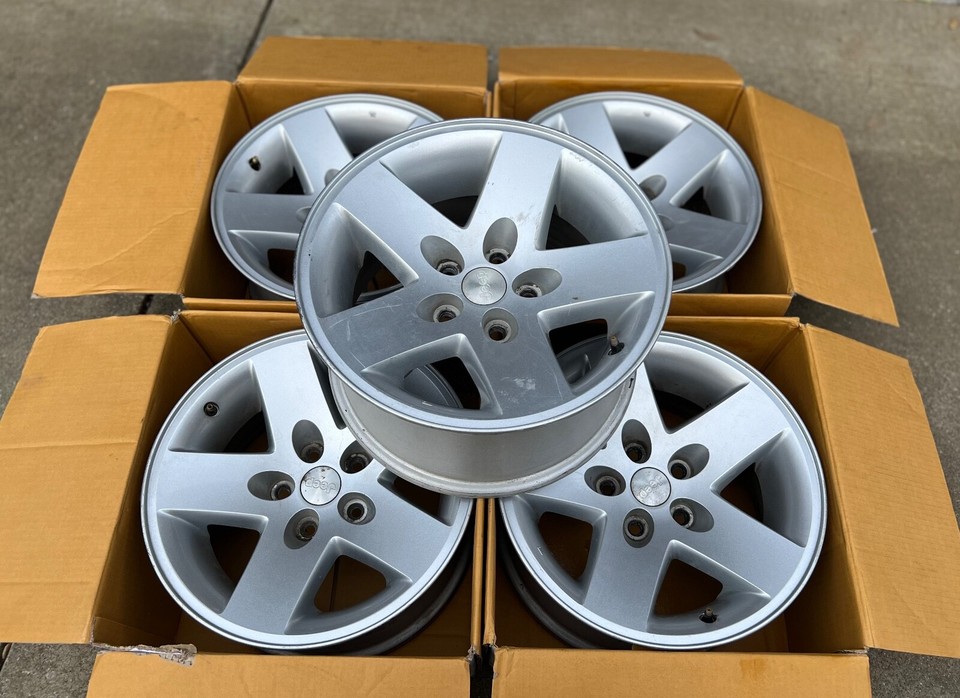 2003-2006 Wrangler Rubicon TJ LJ 16" Moab Aluminum Wheel 16x8 5 Spoke ...