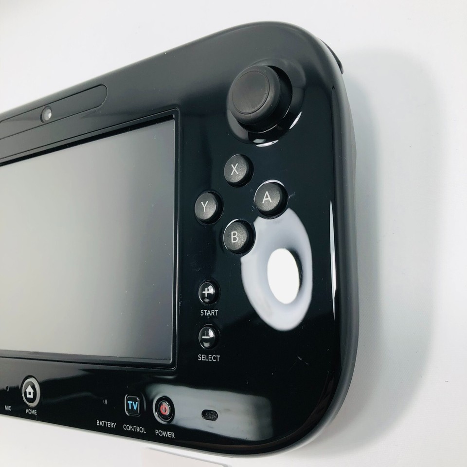 [EX+5] Nintendo Wii U Premium kuro Black WUP-101 32GB Region code NTSC ...