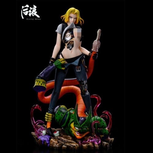 Rising Waves Studio Android 18 Resin Model VS Cell In Stock Dragon Ball ...