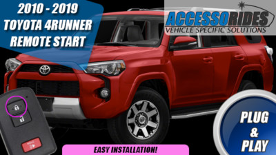 Fits: 2010 - 2019 TOYOTA 4RUNNER PUSH REMOTE START PLUG & PLAY STARTER ...