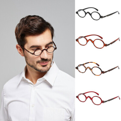 Retro Reading Glasses Small Oval Round Readers 1.0 1.5 2.0 2.5 3.0 3.5 ...