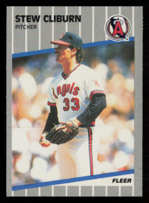 1989 Fleer Stew Cliburn #471 California Angels Baseball Card | eBay