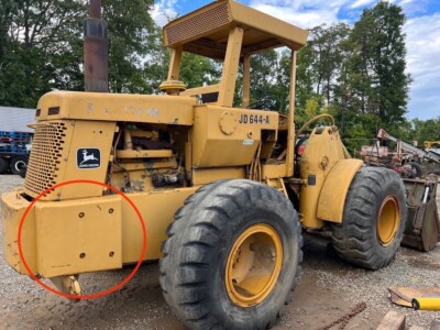 John Deere 644A Wheel Loader Counterweight - Rear, Right | eBay