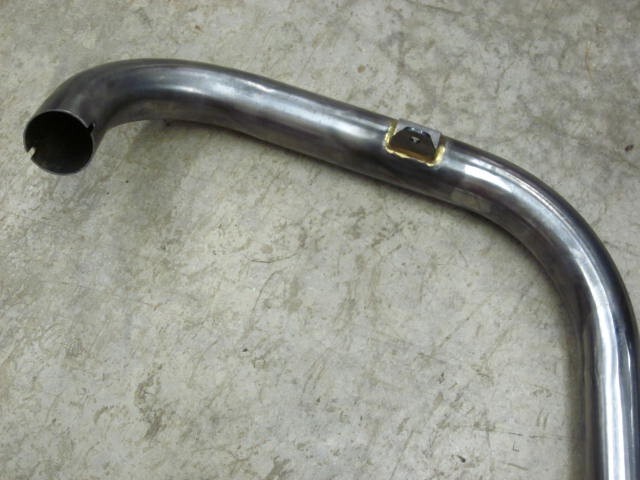 Exhaust Header pipes Triumph drag pipes 1 3/4" bare steel chopper long ...