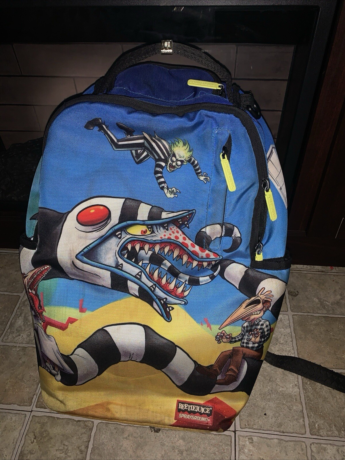 Rare Sprayground X Beetlejuice Sandworm Allover Print… - Gem