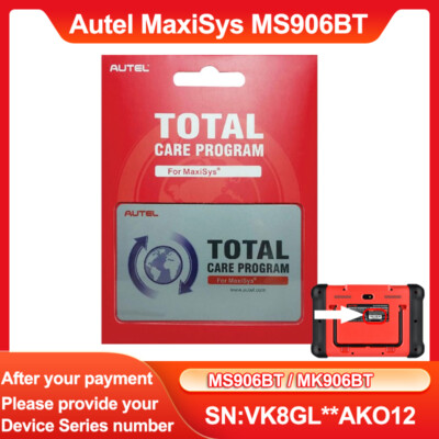 Autel Maxisys MS906BT [ One Year ] Update Service TCP Card | eBay