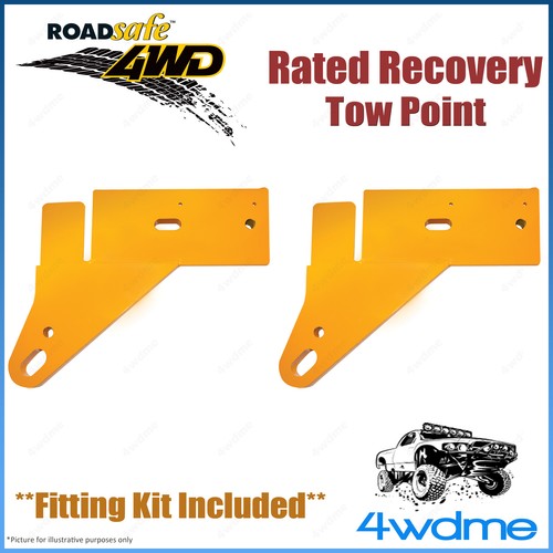 Ford Ranger PX 4WD Roadsafe Rated Recovery Heavy Duty Tow Points Kit ...
