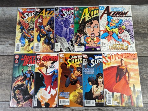 Superman Lot of 10 Action Comics $35 Value #219 675 643 and #662 587 ...