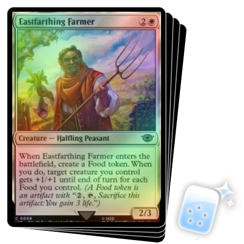 FOIL EASTFARTHING FARMER X4 The Lord Of The Rings Magic MTG MINT CARD ...