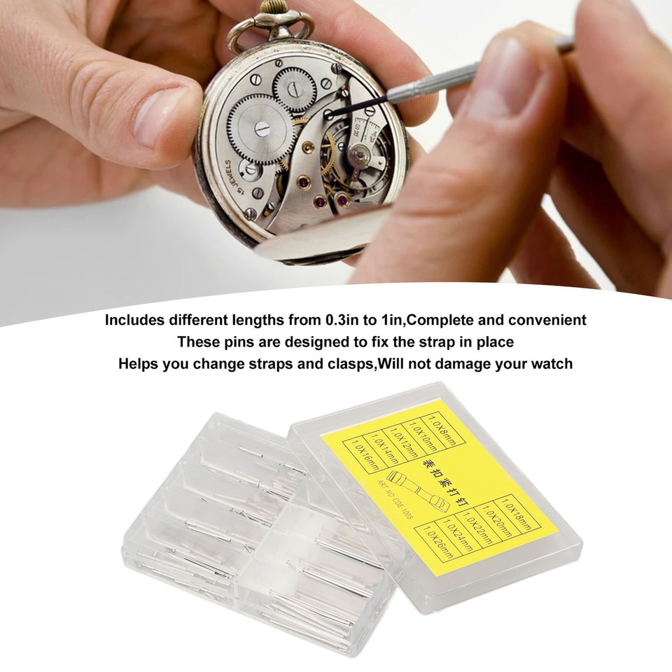 Watch Band Screw Link Pin Stainless Steel Hard Precise Lightweight 0 ...