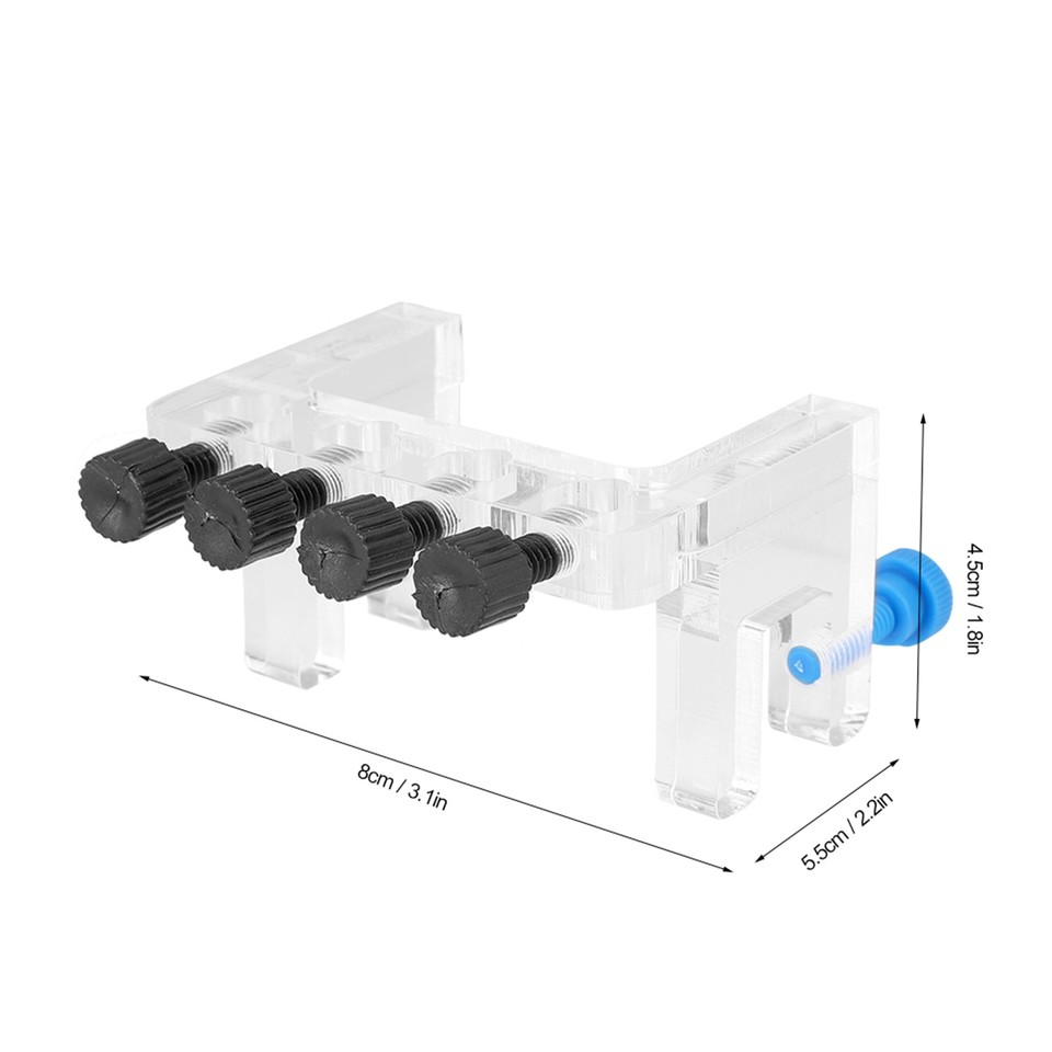 Acrylic Aquarium Fish Tank Hose Tube Fixing Clamp Holder For 10mm Dia ...