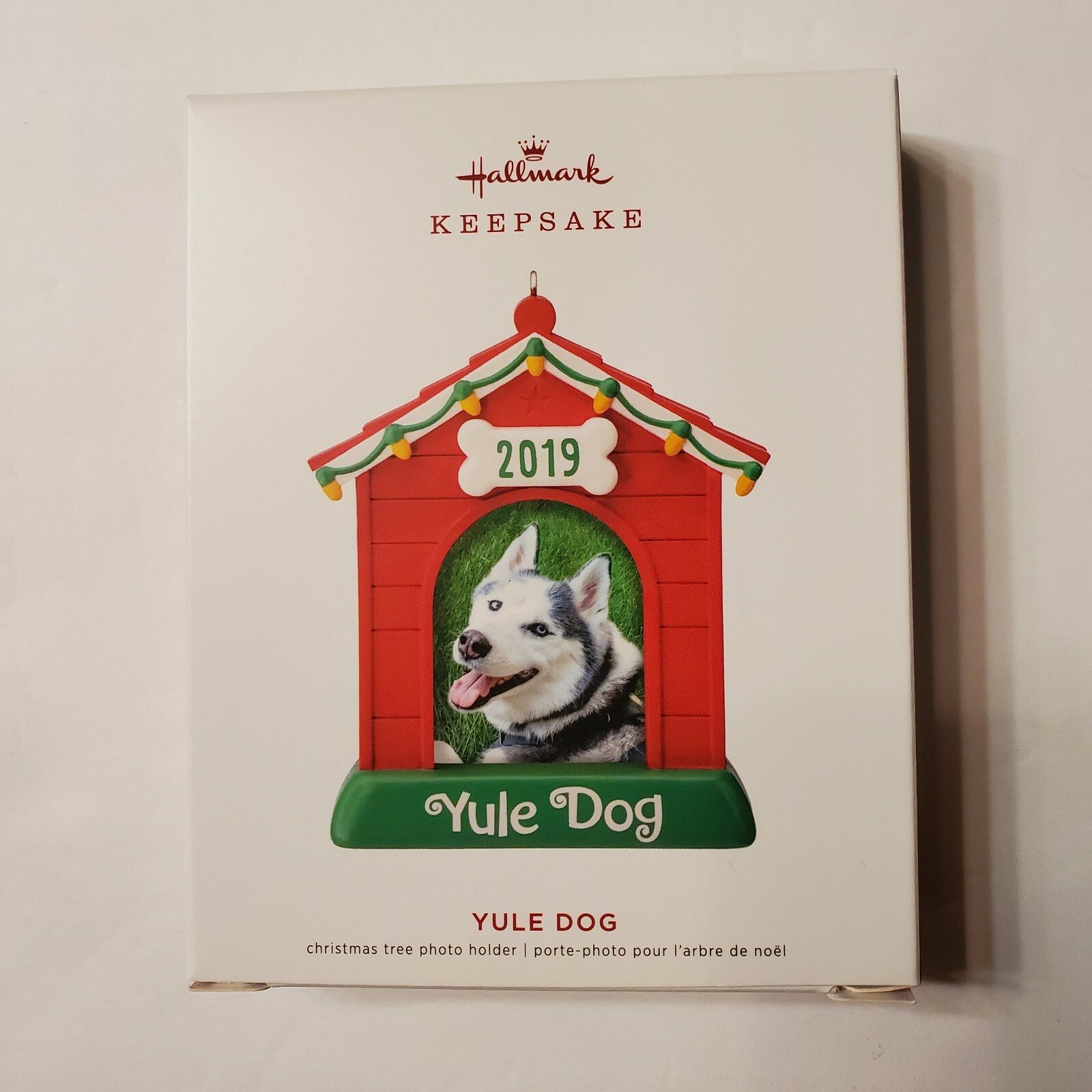2019 Yule Dog Photo Holder Hallmark Christmas Keepsake Ornament Dog ...