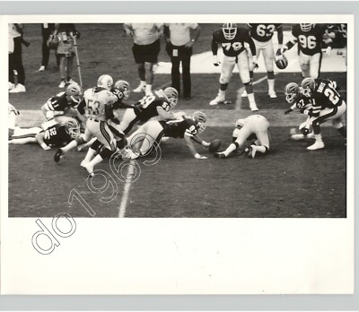 VINTAGE FOOTBALL MIAMI Dolphins vs BUFFALO Bills 1987 Fumble Press ...