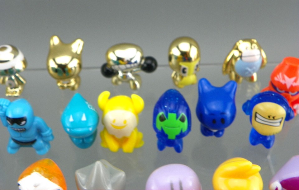 Rare Gogo's Gogos Crazy Bones Mixed 52 Figures Lot Gold Collection ...