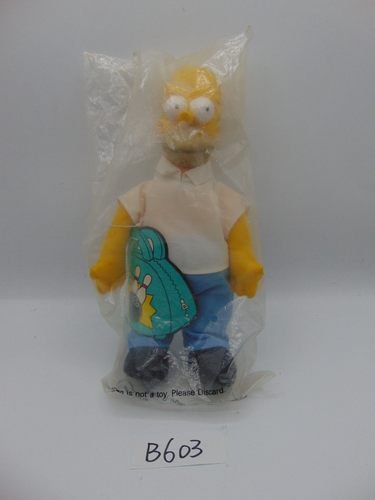 The Simpsons Homer Simpson Burger King Plush Collectable 10" Doll 1990 ...