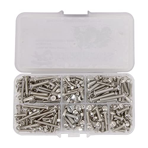 Stainless Steel Screws Kit M2.5 M3 M4 Screw M3 M5 Hex Nut Repair ...