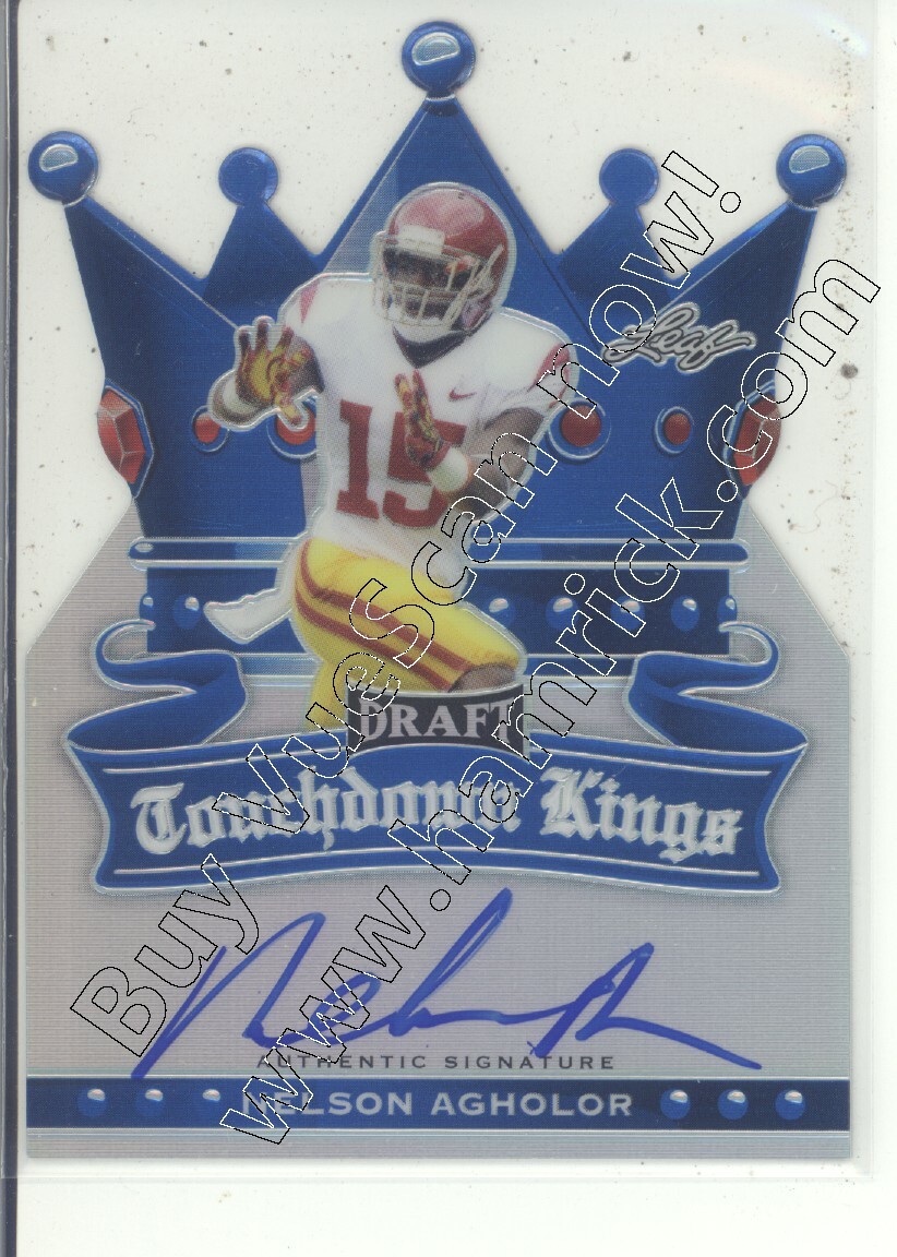 nelson agholor rookie rc draft auto autograph usc trojans college 20/20 ...