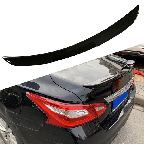 For 2016-2018 Nissan Altima Gloss Black Rear Door Tail Trunk Spoiler ...