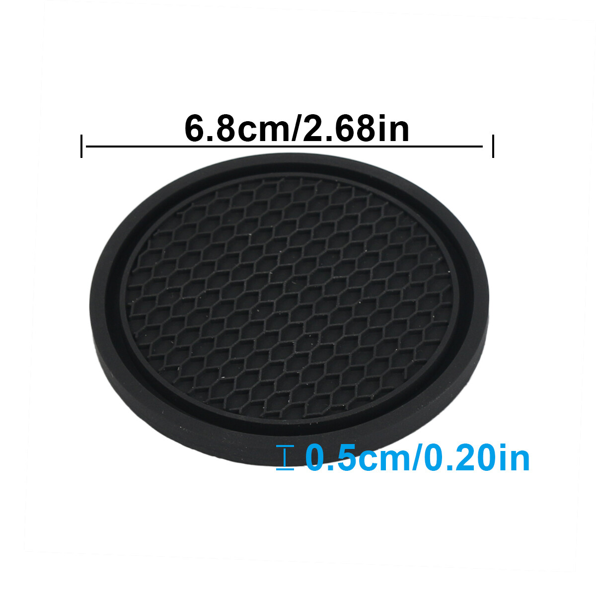 2x Car Cup Holder Anti Slip Insert Coasters Pads Mats Interior ...