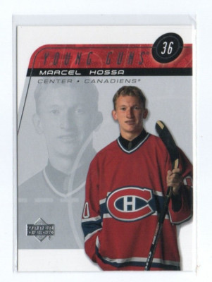 2002-03 Upper Deck MARCEL HOSSA Montreal Canadiens YOUNG GUNS Rookie SP ...