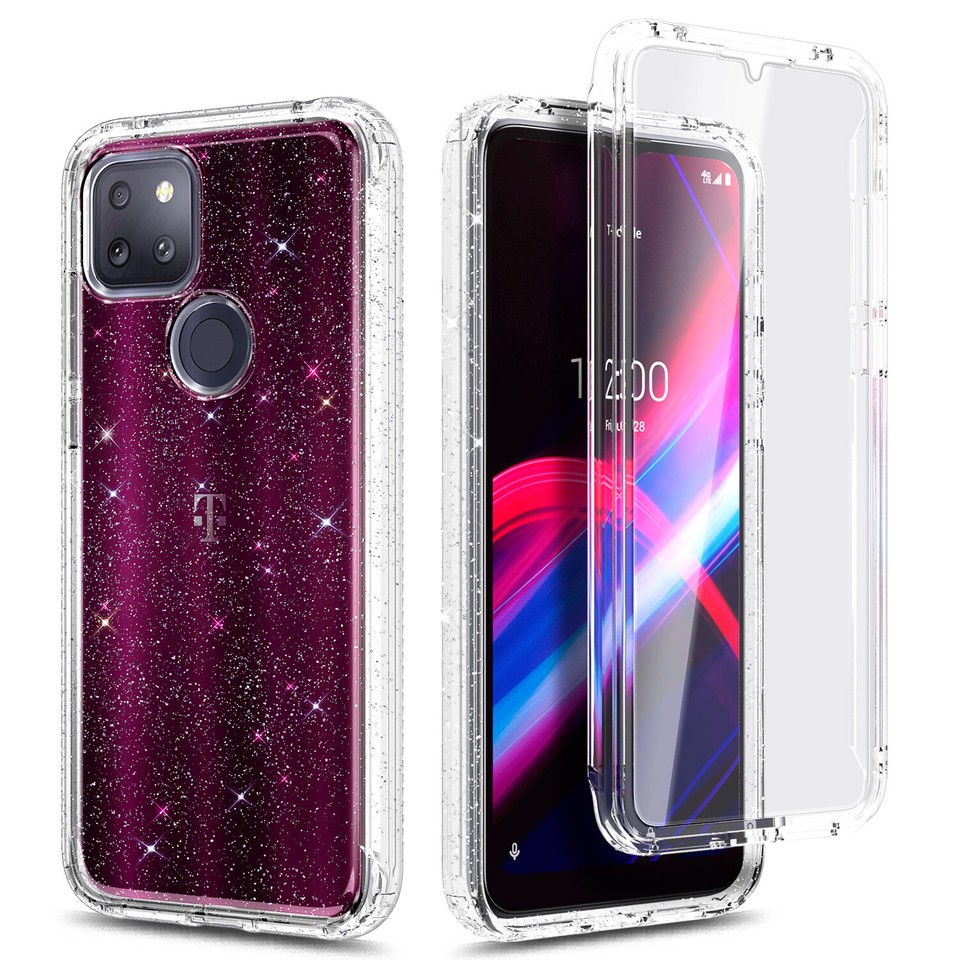 For T-Mobile REVVL 4/Revvl 4+/5G Ultra Slim Marble Protector Phone ...