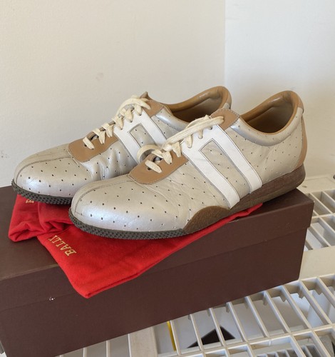 Men's BALLY Switzerland Vintage Shoes Sneakers - Sz 8… - Gem