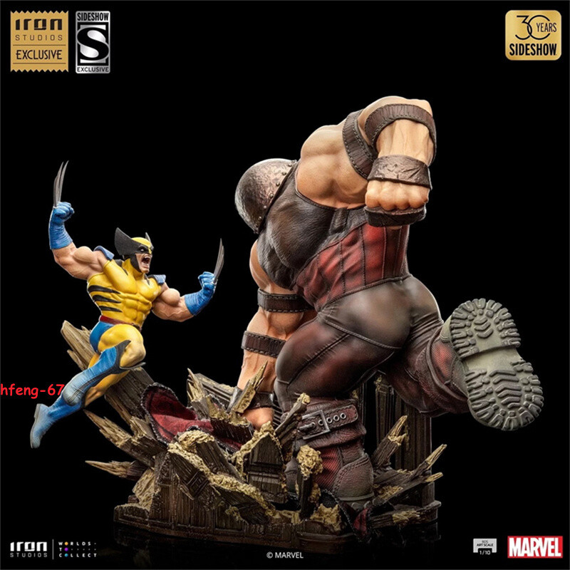 In Stock New Iron Studios X-Men Wolverine VS Juggernaut BDS Art 1/10 ...