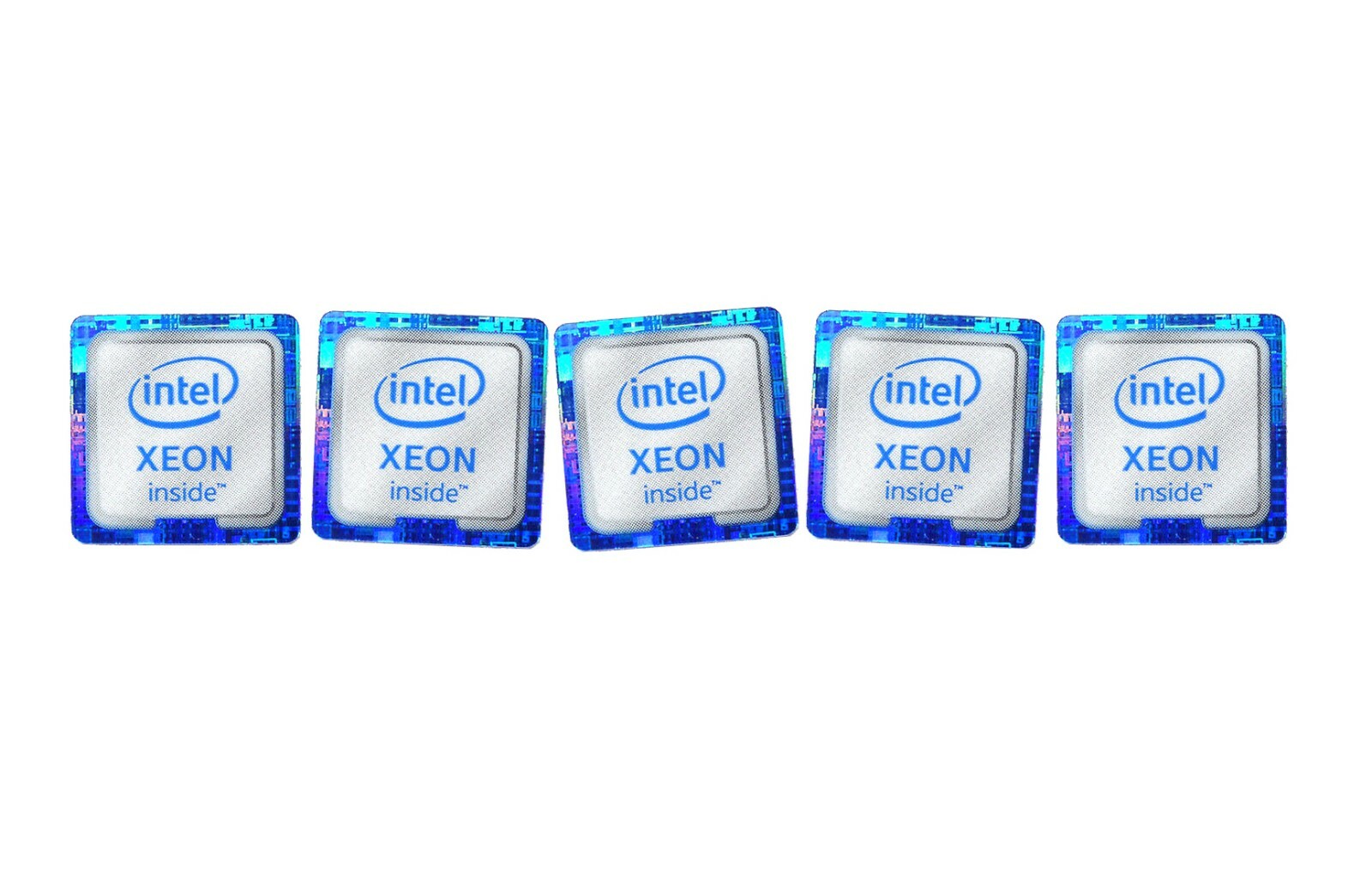 5 PCS Sticker for XEON Inside Skylake label badge Logo decal 18mm x ...